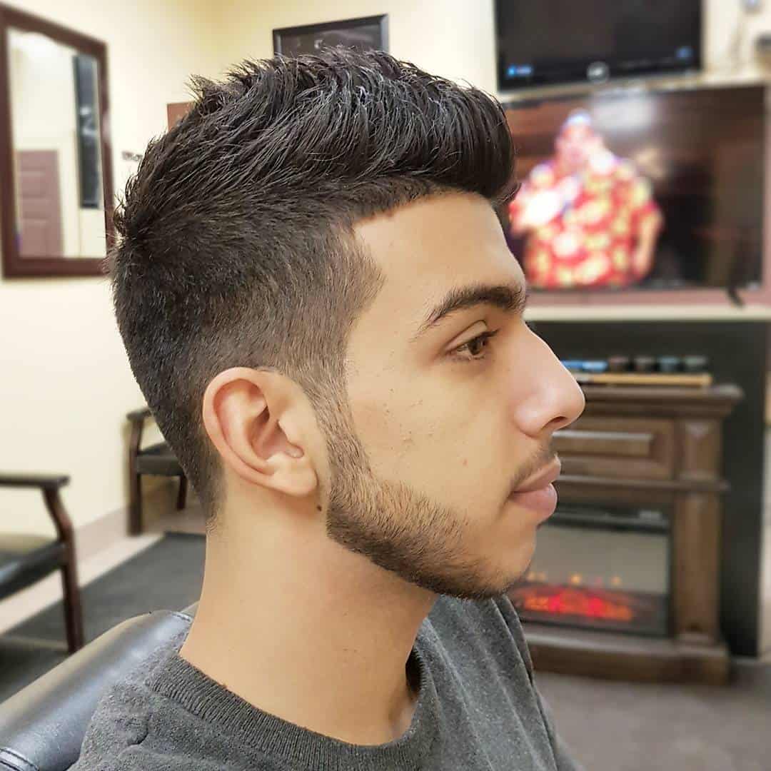 The Faux Hawk Fade: All the Style Without the Commitment