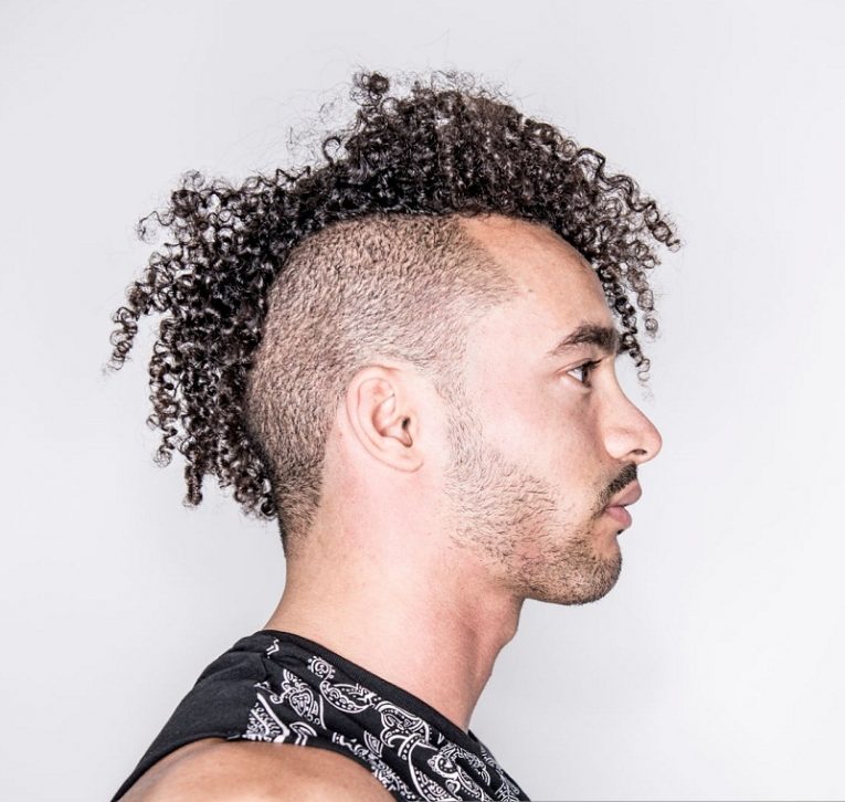 70 Edgy Curly Mohawk Design Ideas for Men